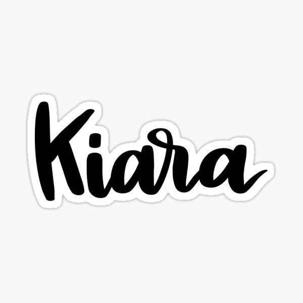 "Kiara " Sticker for Sale by ellietography | Redbubble