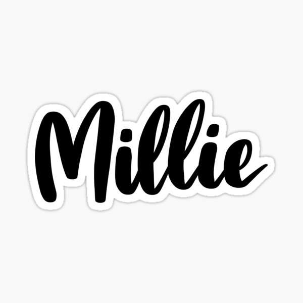 "Millie " Sticker for Sale by ellietography | Redbubble