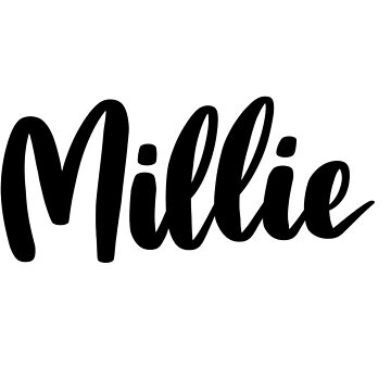 "Millie " Sticker for Sale by ellietography | Redbubble