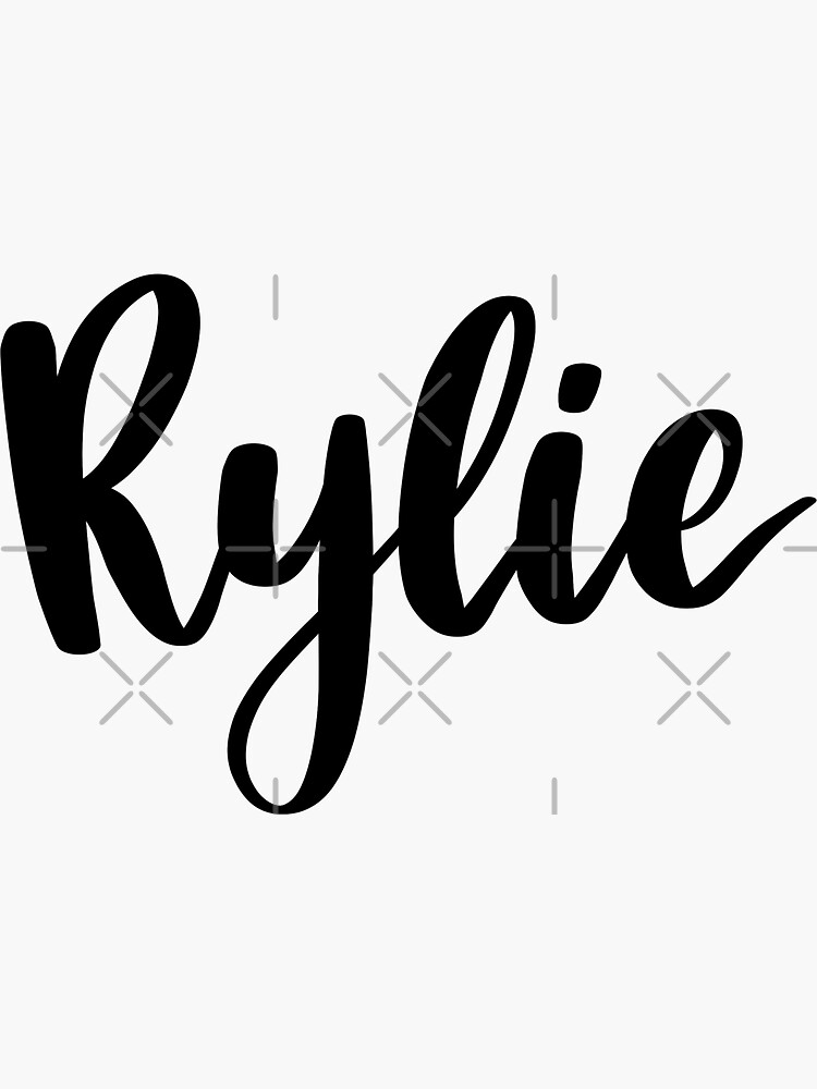 "Rylie " Sticker for Sale by ellietography | Redbubble