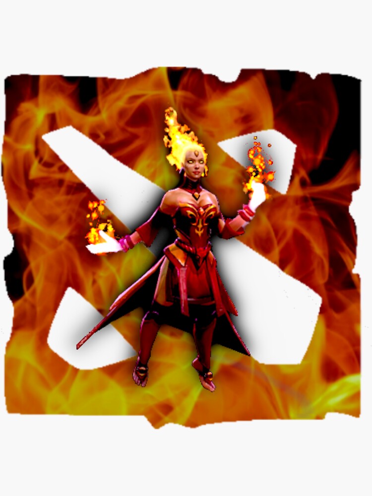 "Dota 2: Lina Arcana Set" Sticker for Sale by rytsullivan | Redbubble