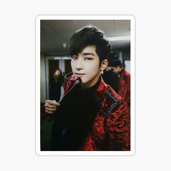 "Seventeen - Wonwoo Sticker" Sticker for Sale by Magalyv98 | Redbubble