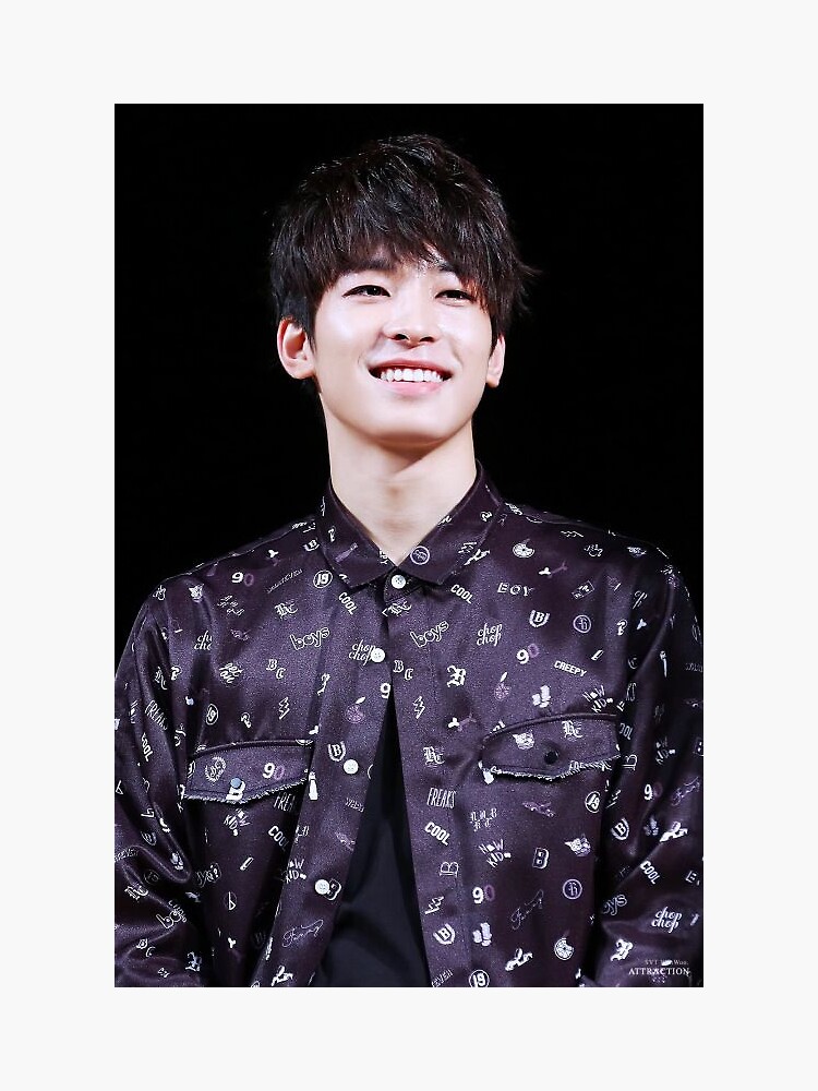 "Seventeen - Wonwoo Sticker" Sticker by Magalyv98 | Redbubble