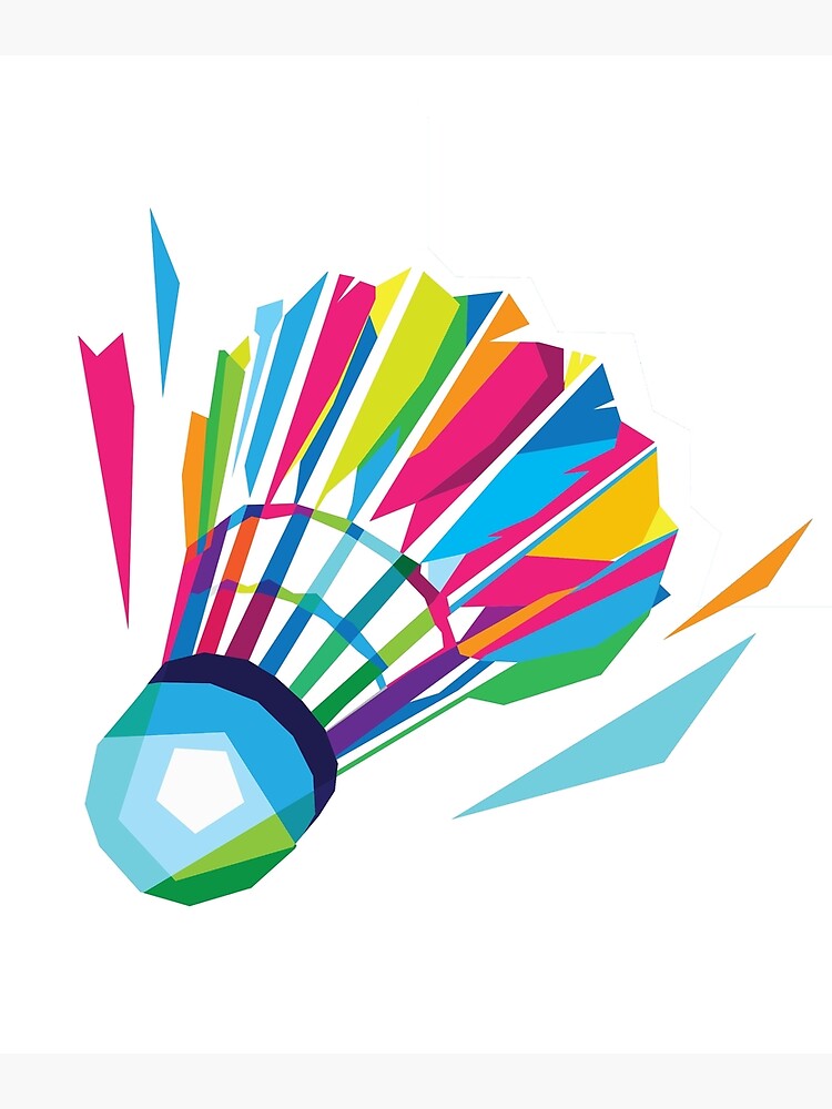 "Badminton Shuttlecock" Poster for Sale by DusicaP | Redbubble