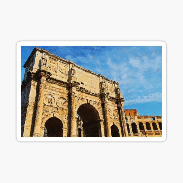 "Rome - The Arch of Constantine" Sticker by ErianAndre | Redbubble