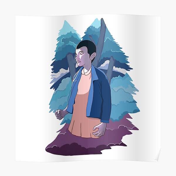 "Eleven - Stranger Things" Poster for Sale by Luthfi-Lmy | Redbubble
