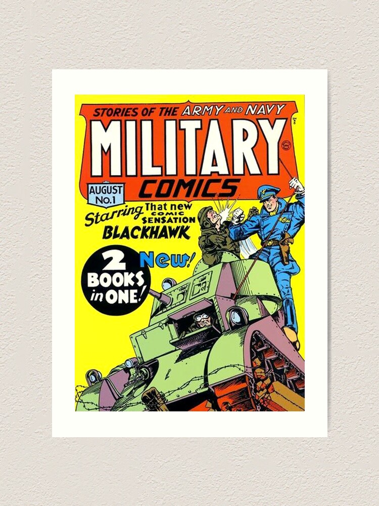 "Classic Military Comics" Art Print for Sale by MaskedMarvel | Redbubble