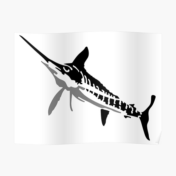 "swordfish" Poster by sibosssr | Redbubble