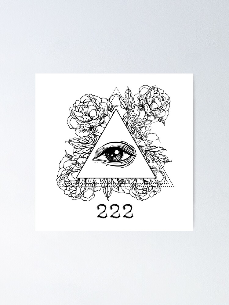 "Mystic Number 222" Poster for Sale by Amanda-Lakey | Redbubble