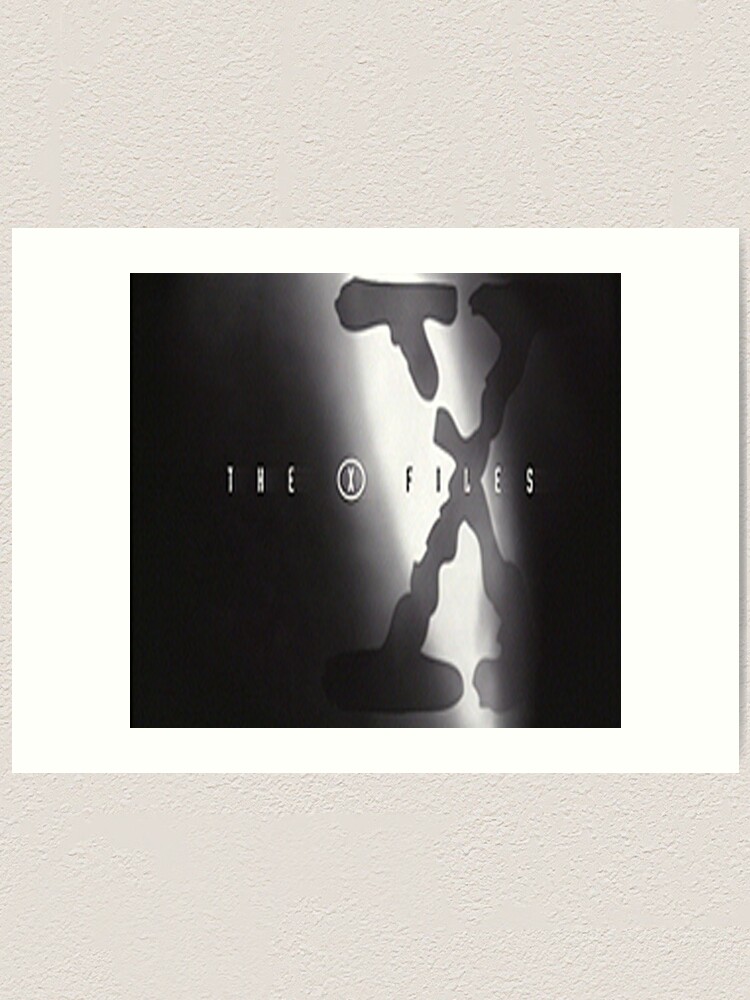 "X-Files Logo" Art Print for Sale by renosgirl1 | Redbubble
