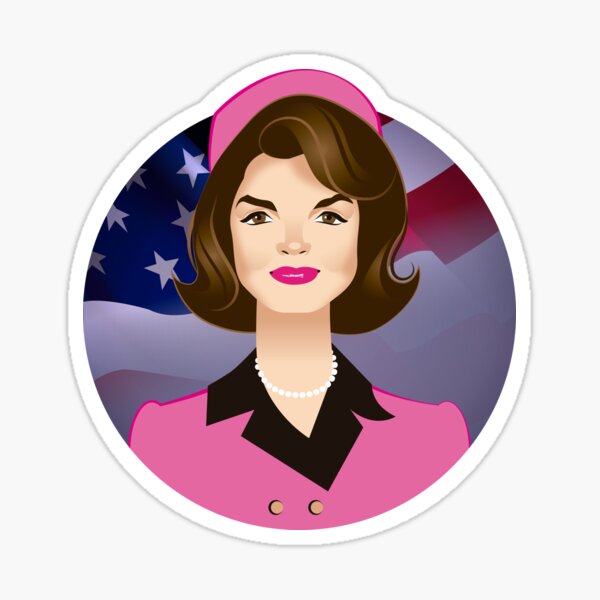 "Jackie" Sticker for Sale by AleMogolloArt | Redbubble