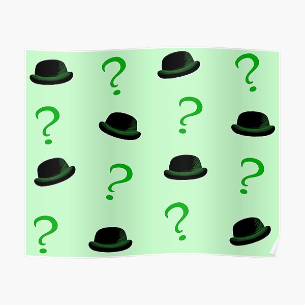 Riddle Me This Posters | Redbubble