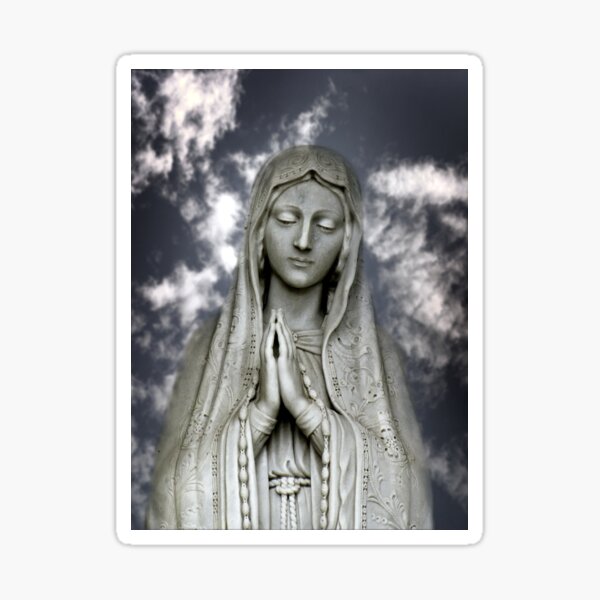 "Ave Maria" Sticker for Sale by gingerdelight | Redbubble