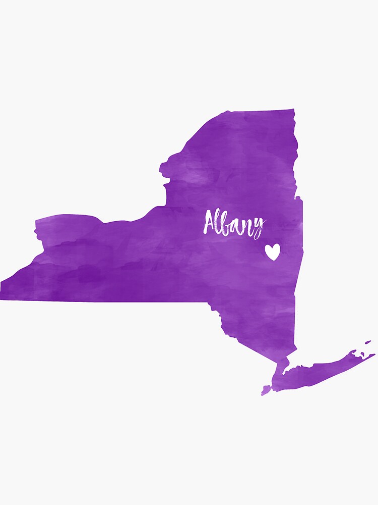 "Albany NY" Sticker for Sale by richterr | Redbubble