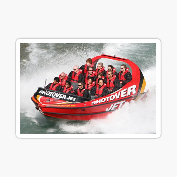 "Shotover Jet" Sticker for Sale by JohnDalkin | Redbubble