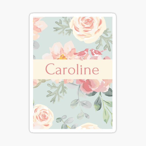 "Caroline" Sticker by Marianuka | Redbubble