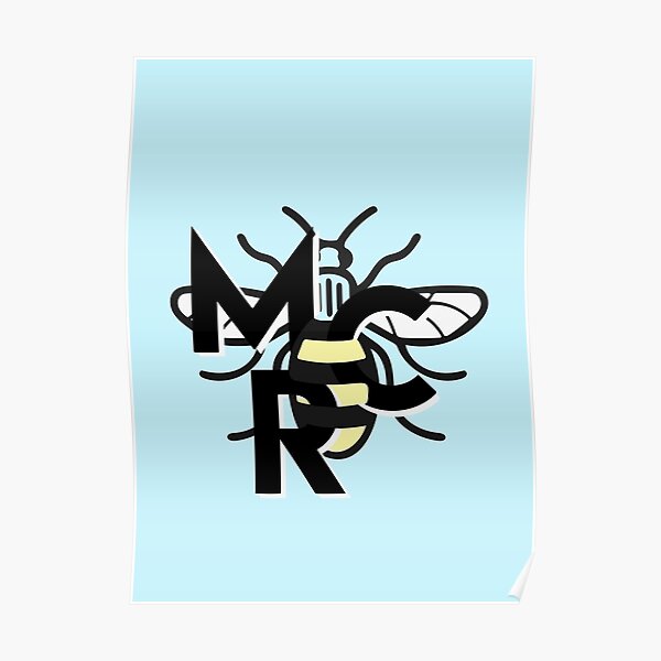 "Manchester MCR Worker Bee" Poster for Sale by ellamdawson | Redbubble