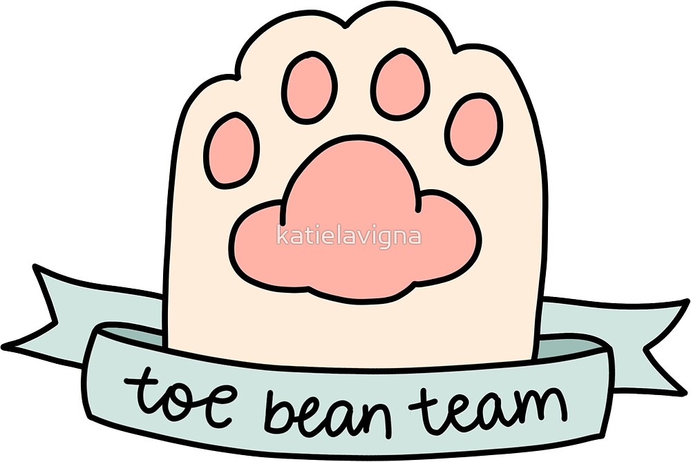 "toe bean team" by katielavigna | Redbubble