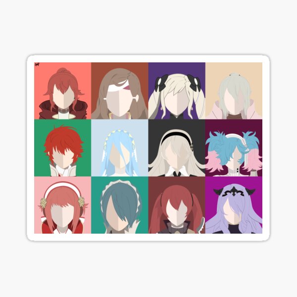 "FE Fates Characters" Sticker for Sale by MegaMaxArt | Redbubble