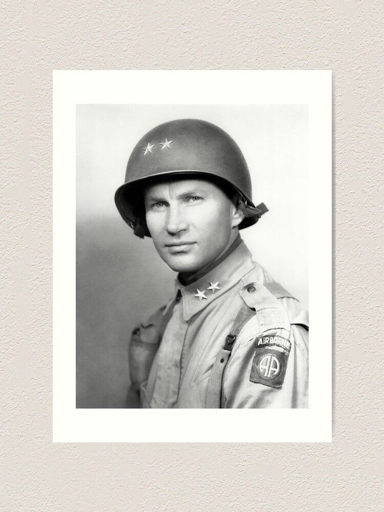 "Major General James Gavin " Art Print by warishellstore | Redbubble