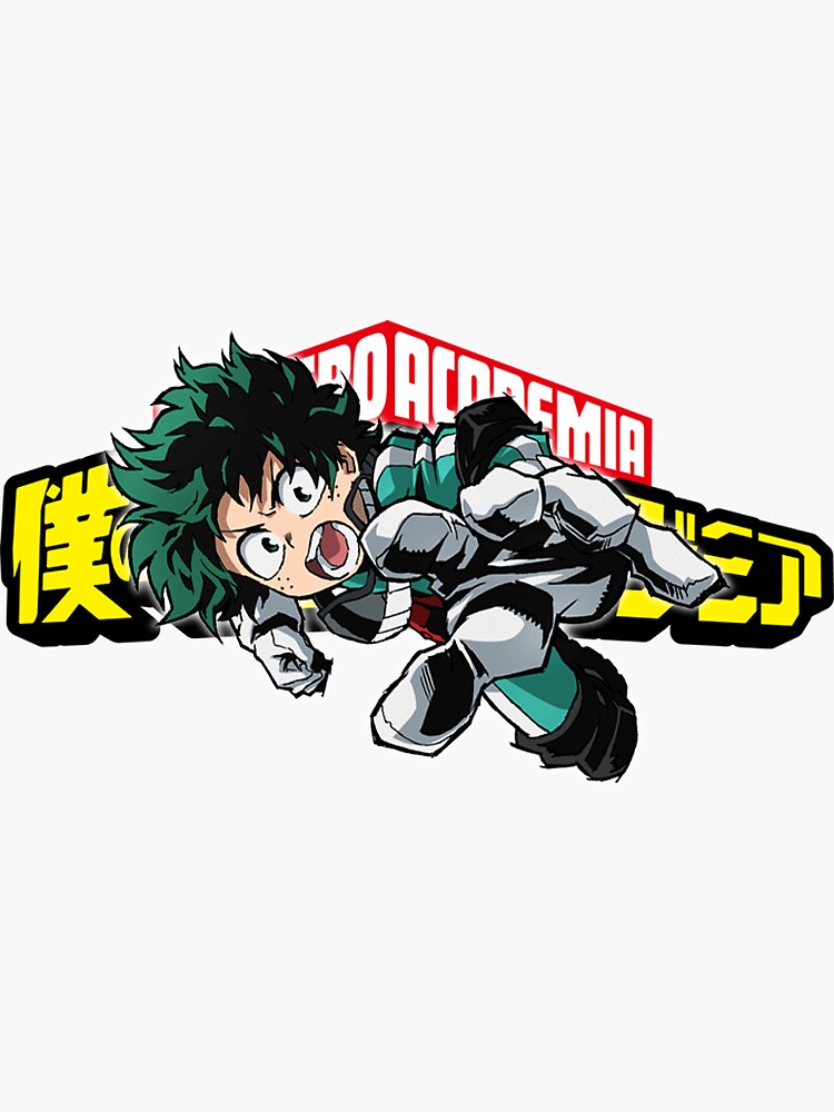 "Boku No Hero Midoriya- Deku Logo" Sticker for Sale by CrimsonDesign ...