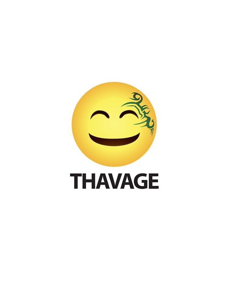 "Thavage Smiley Face Emoji For Savage" iPhone Case for Sale by ...