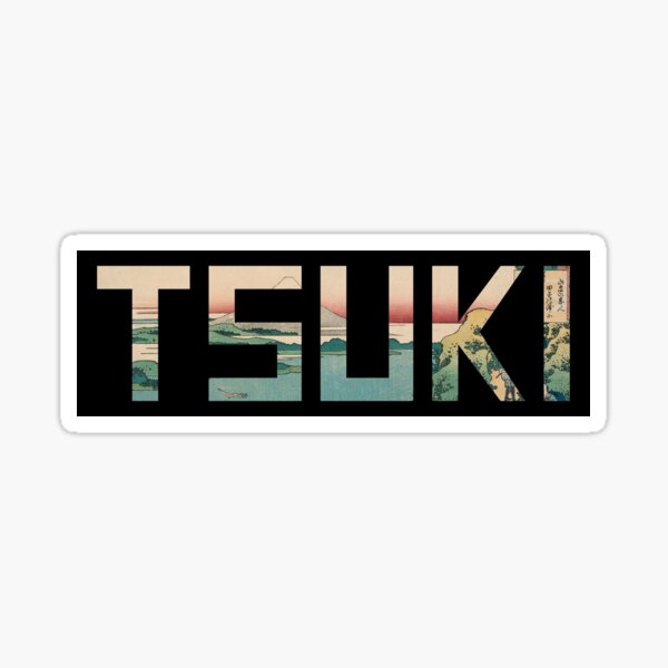 "Yamabe Moonrunners (TSUKI) Slap" Sticker for Sale by Moonrunners ...