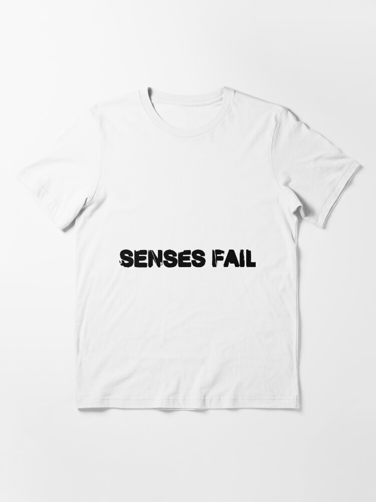 "senses fail logo" T-shirt for Sale by nuwandas | Redbubble | senses ...