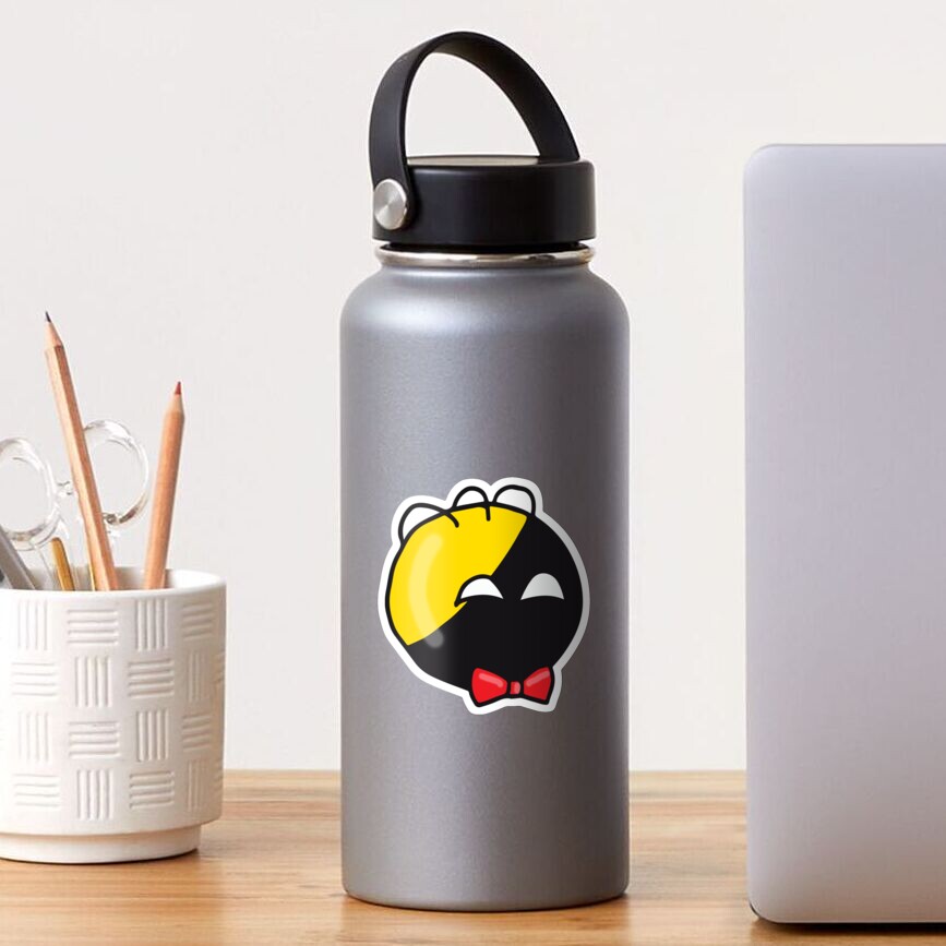 "Ancap Memeball PolandBall Anarchyball Bouncy Meme Ball yellow and ...