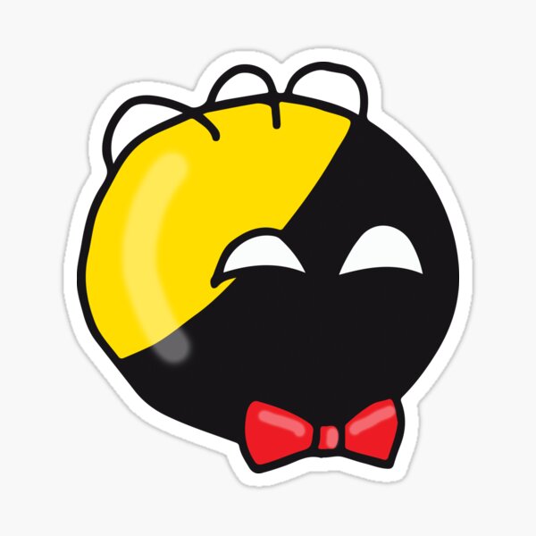 "Ancap Memeball PolandBall Anarchyball Bouncy Meme Ball yellow and ...