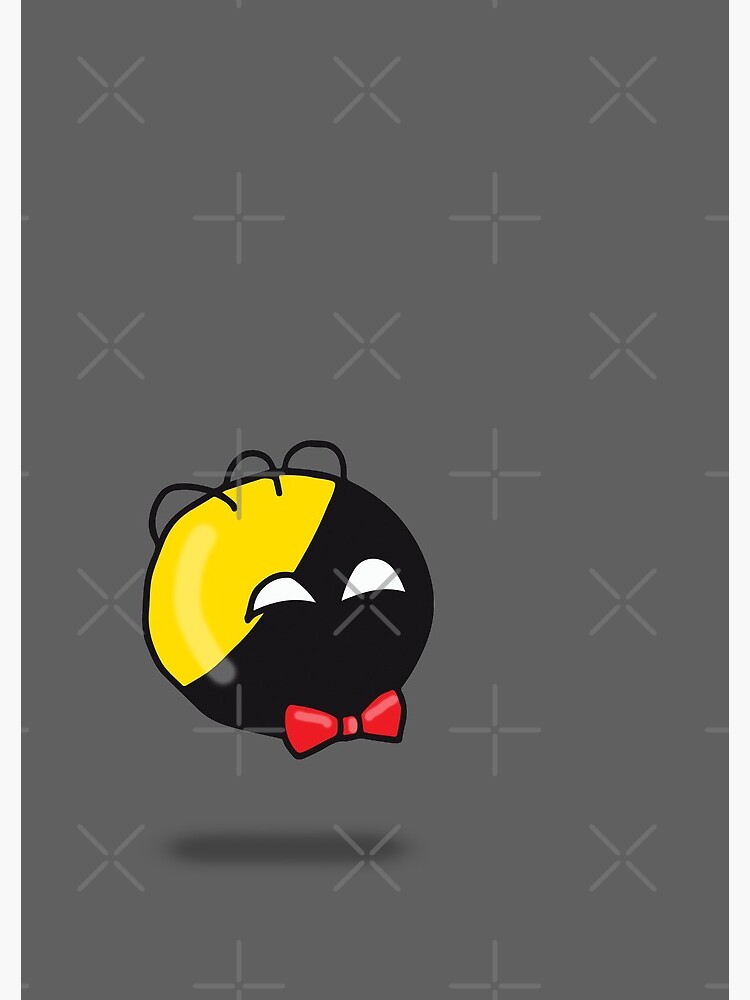 "Ancap Memeball PolandBall Anarchyball Bouncy Meme Ball yellow and ...