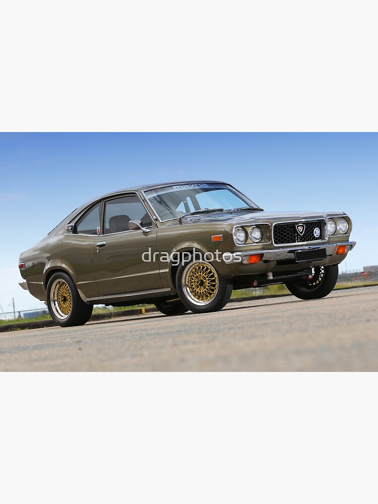 "MAZDA ORIGINAL RX3 CLASSIC ROTARY" Sticker by dragphotos | Redbubble