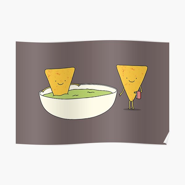 "Chips and dip" Poster for Sale by Milkyprint | Redbubble