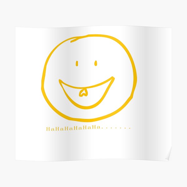 "haha emoji " Poster by Fawad4real | Redbubble
