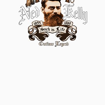 "Ned kelly" Sticker for Sale by Vicki Admas | Redbubble