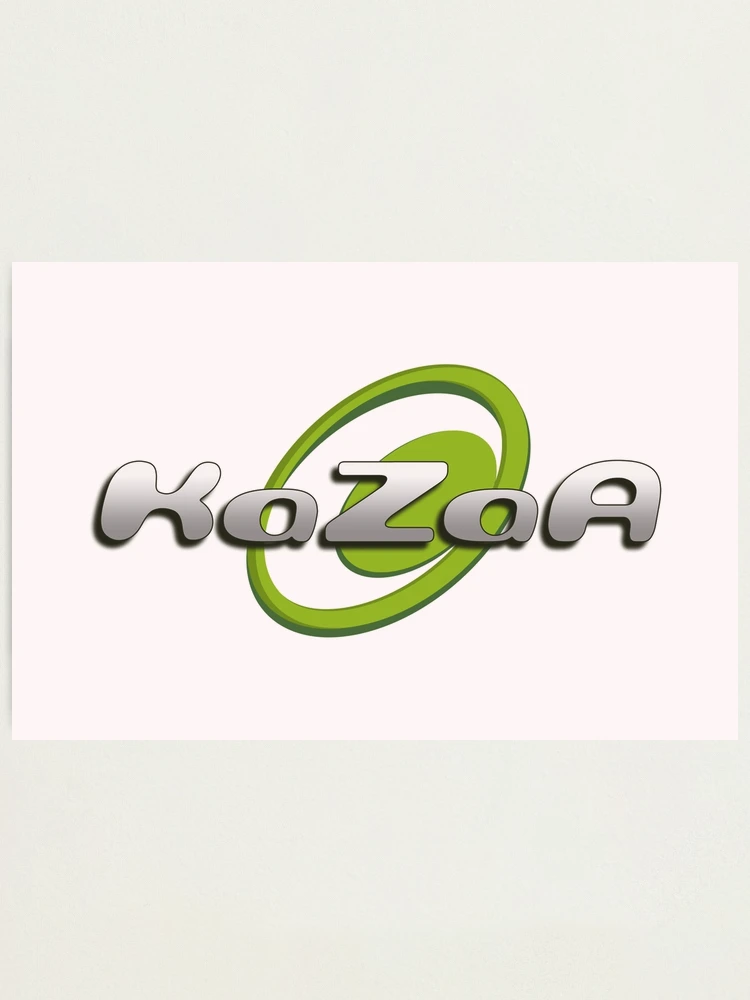 Kazaa Memes "KaZaA P2P 90's 00's Retro Logo" Photographic Print