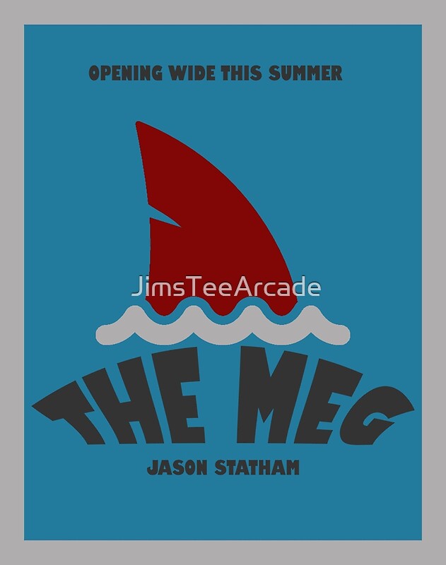 "The Meg Movie Art Poster" by JimsTeeArcade | Redbubble