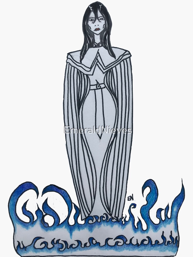 "Azula" Sticker for Sale by EmeraldNieves | Redbubble