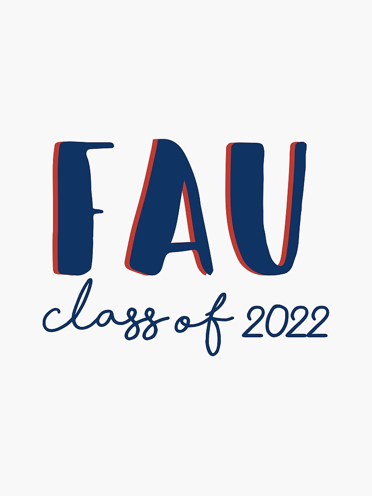 "florida atlantic university" Sticker for Sale by sflissler | Redbubble