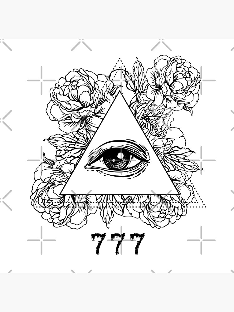 "Mystic Number 777" Art Print by Amanda-Lakey | Redbubble