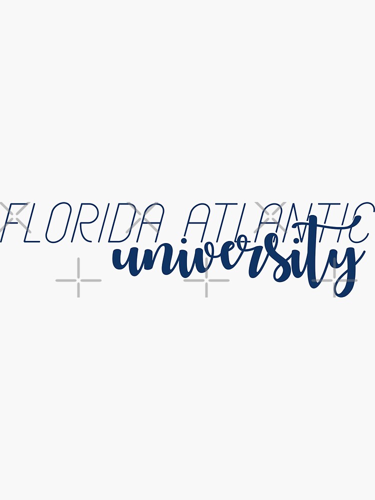 "florida atlantic university" Sticker for Sale by sflissler | Redbubble