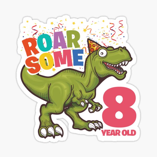 8th Birthday Stickers | Redbubble