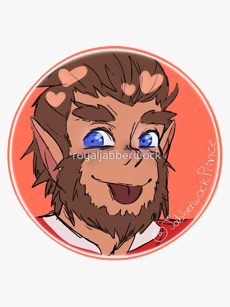 "Monster Prom - Scott Howl" Sticker by royaljabberwock | Redbubble