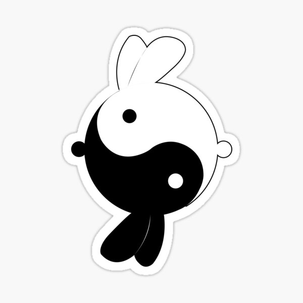 "Bunny Jin Jang" Sticker for Sale by TofTof | Redbubble