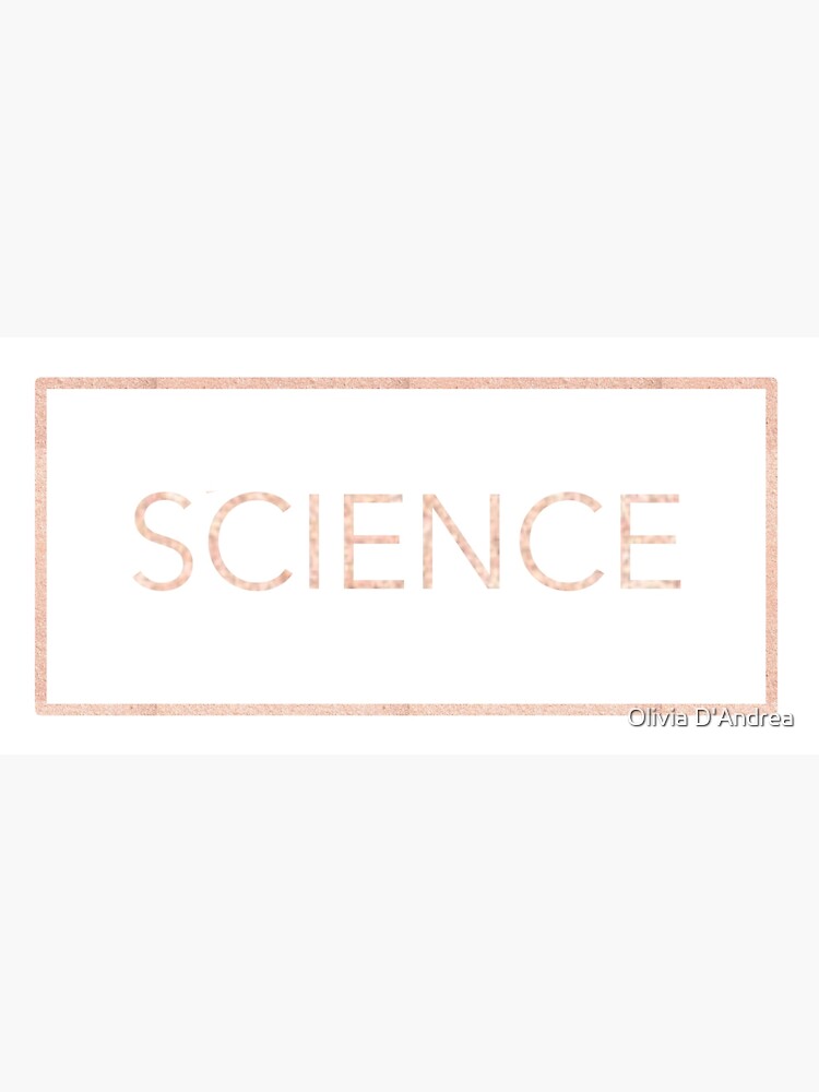 "Science Label" Sticker by oliviadandrea1 | Redbubble