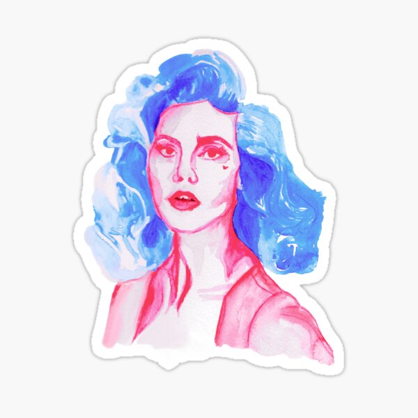 "electra heart" Sticker by phoebejeebes | Redbubble