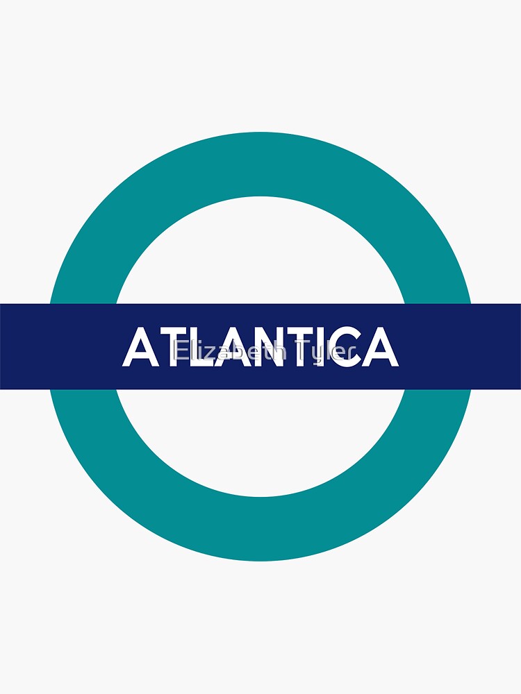 "Next Stop, Atlantica" Sticker for Sale by itslizi | Redbubble