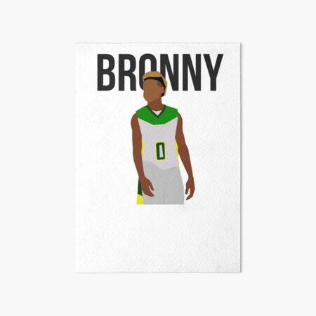 "Lebron James Jr - Bronny" Art Board Print by xavierjfong | Redbubble