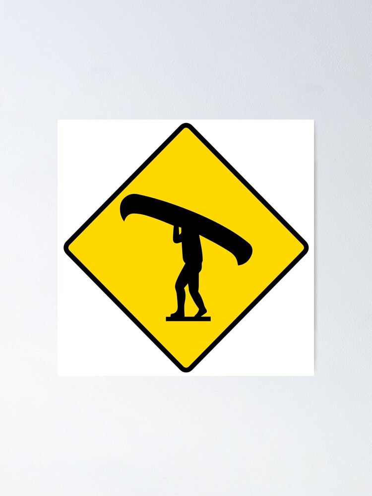 "Canoe / Portage Symbol" Poster for Sale by ktthegreat | Redbubble