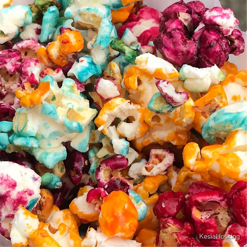 "Rainbow popcorn " by KesiaHosking | Redbubble